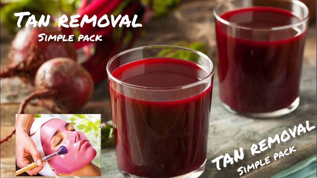Day 1 | Beetroot + ? = Best for TAN removal at home | summer tan pack ...
