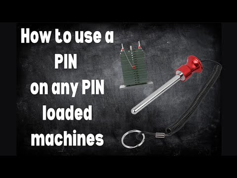 HOW TO USE A PIN ON THE ANY PIN LOADED MACHINE #fitness #gym - YouTube