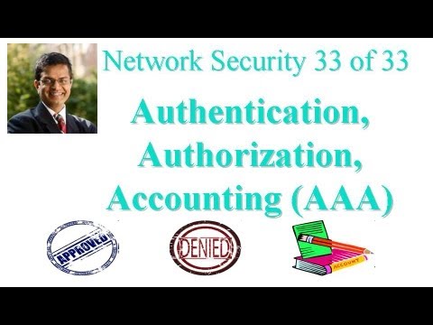CSE571-11-23: Authentication, Authorization, Accounting (AAA) - YouTube