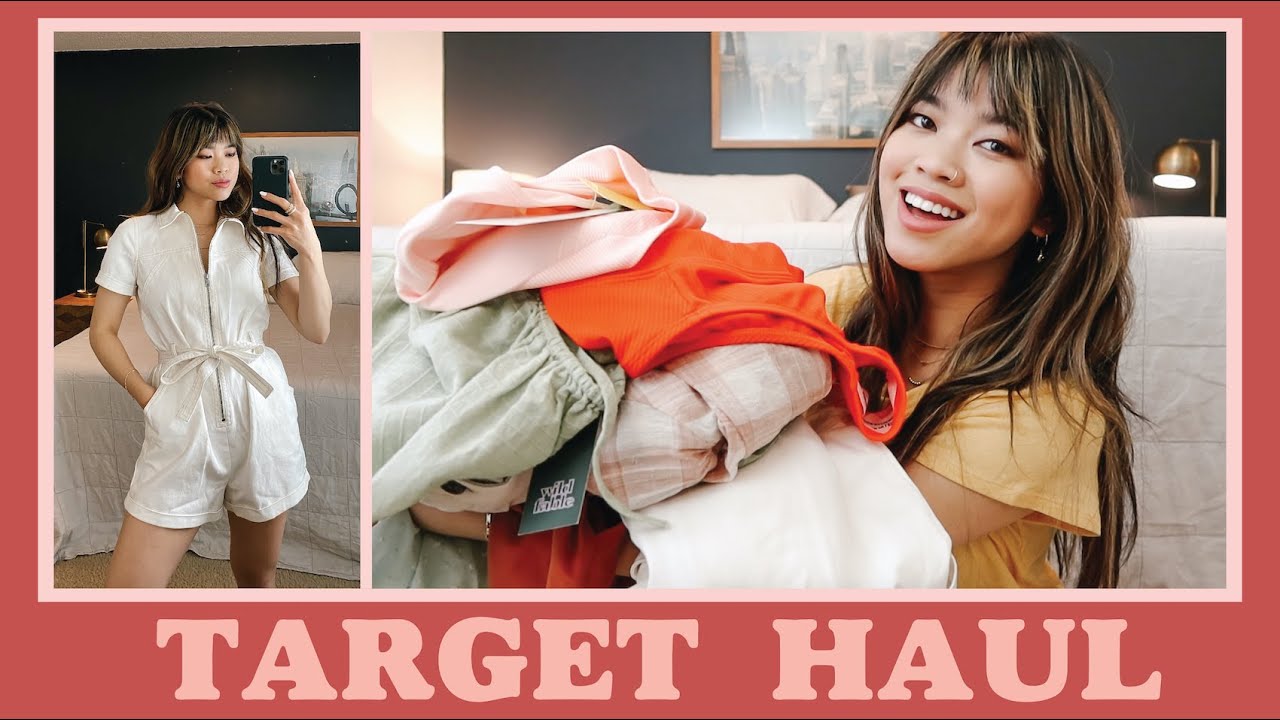 TARGET CLOTHING TRY ON HAUL // cute spring and summer clothes ...