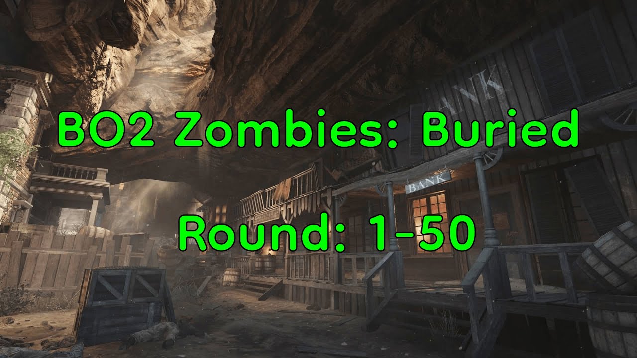 COD BO2 Zombies: Buried (Round: 1-50) - YouTube