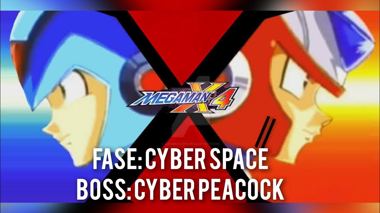 1° Série de Jogos - Mega Man X 4 - Cyber Space - BOSS: Cyber Peacock - Mega Man - YouTube