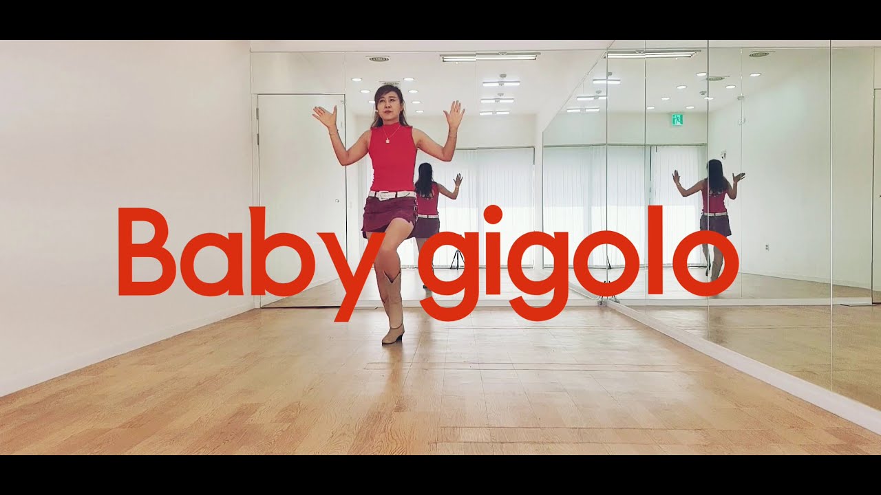 Baby gigolo/Beginner line dance/초급라인댄스 - YouTube