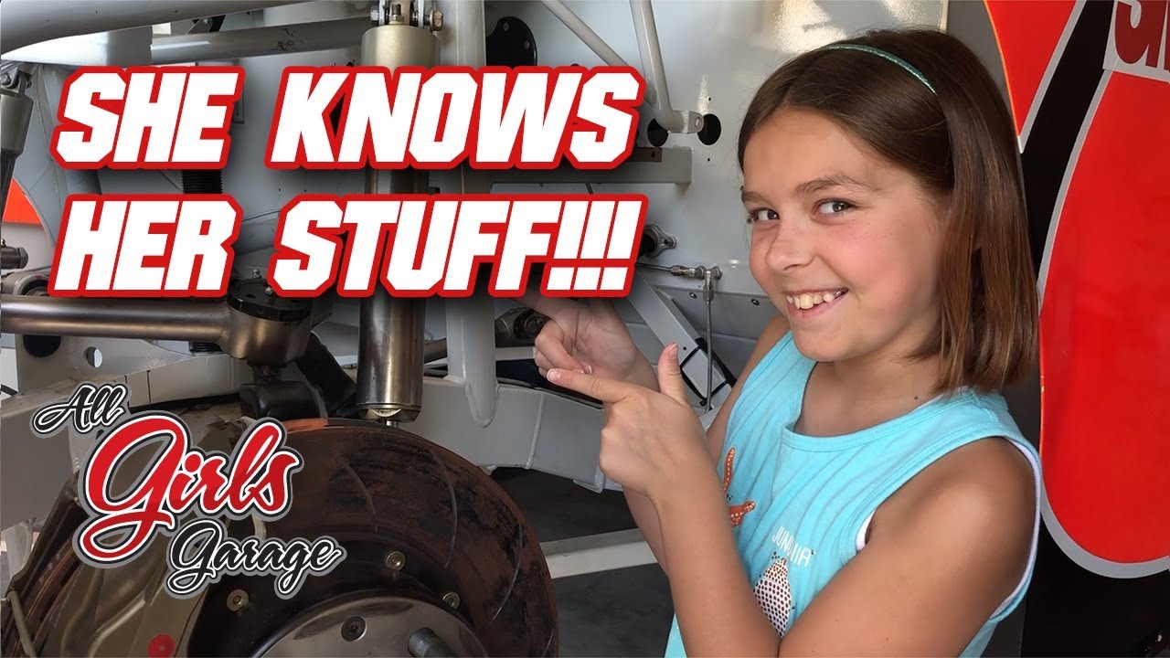 All Girls Garage's next cast member.. NASCAR front brakes/suspension ...