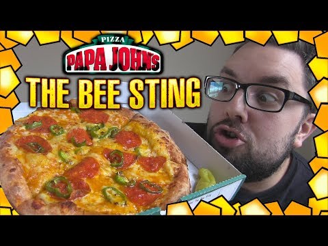 Papa John's The Bee Sting Review (Honey, Chilli & Pepperoni Pizza)