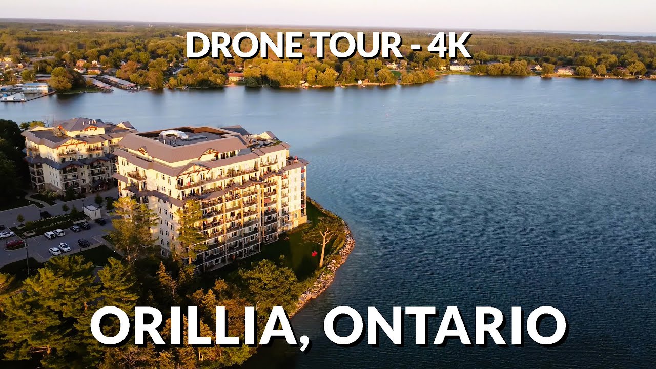 🚁 Aerial Views of Orillia, Ontario | Stunning 4K Drone Footage Over ...