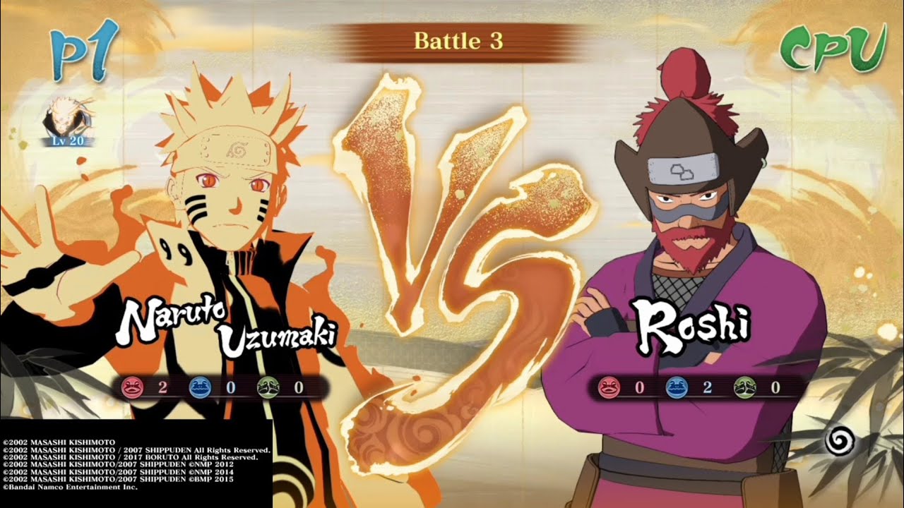 Naruto Uzumaki Vs Roshi - YouTube