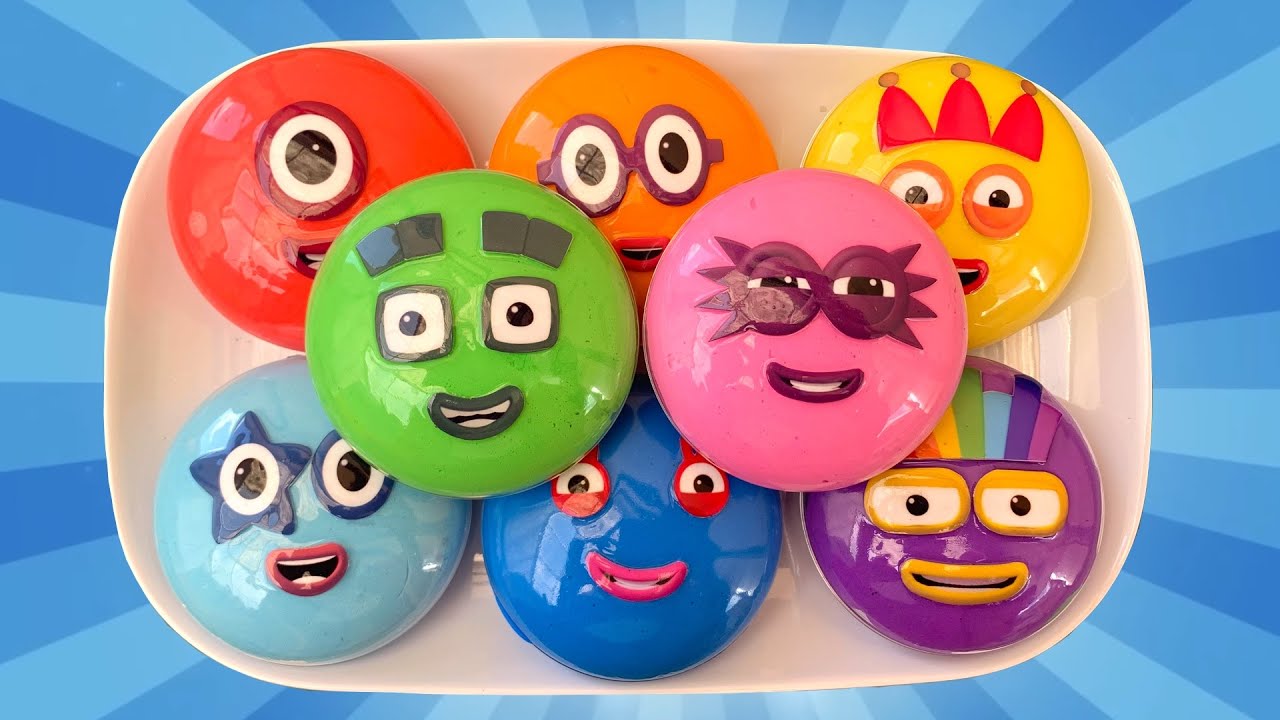 Numberblocks - Finding All Circle Clay Coloring and Mix it ! Satisfying ...