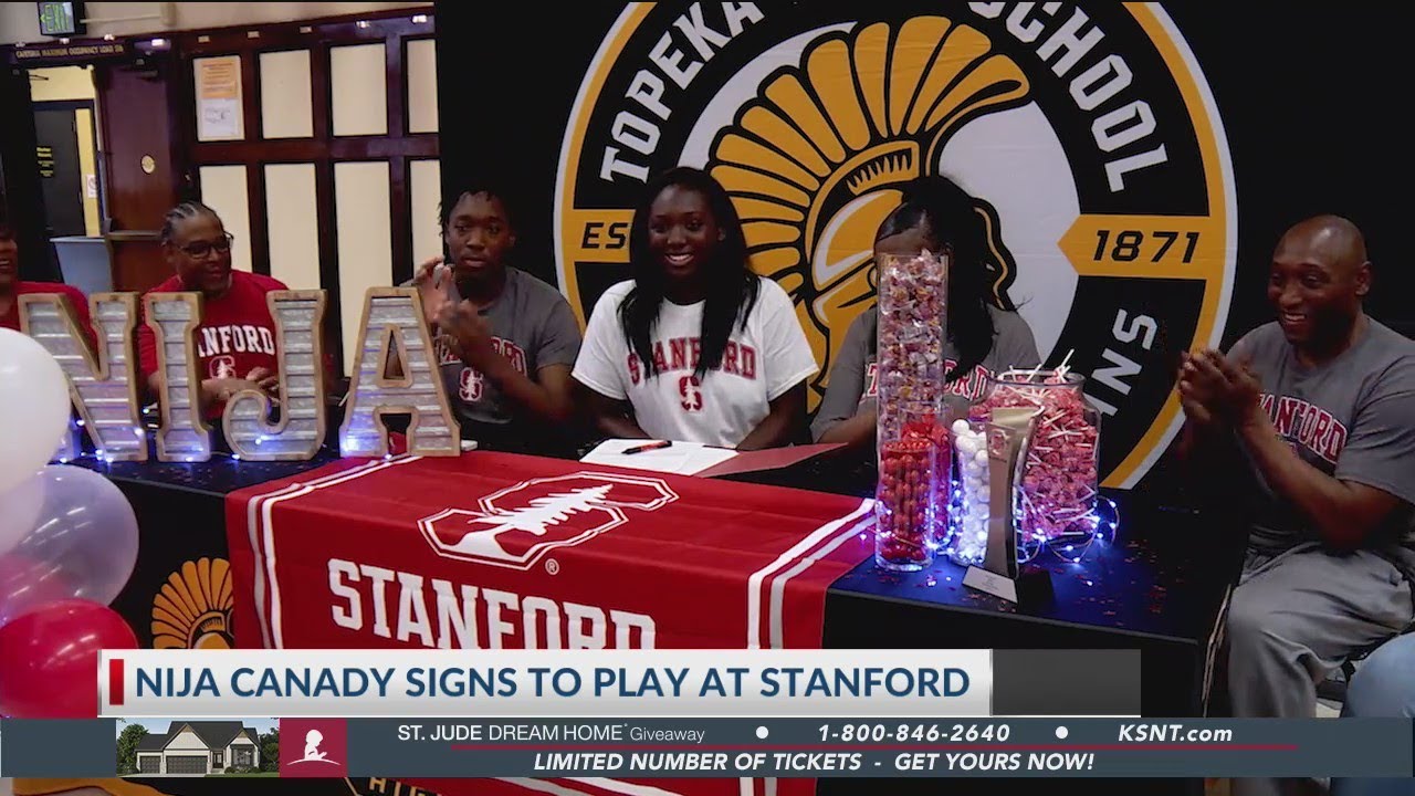 Nija Canady signs to play softball for Stanford - YouTube