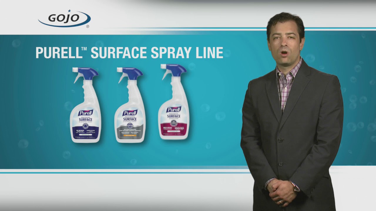 Gojo training Purell surface spray - YouTube