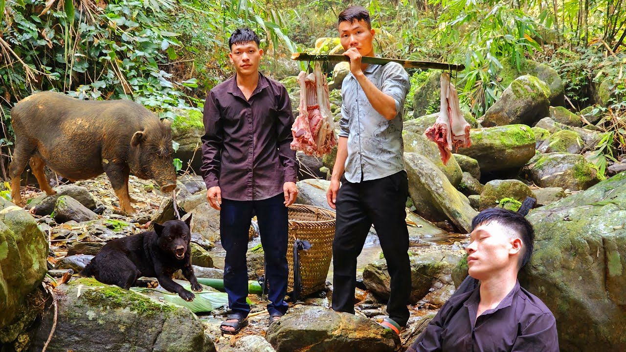 FULL VIDEO: 110 Days Building and Creating Life - Hunting and Survival ...