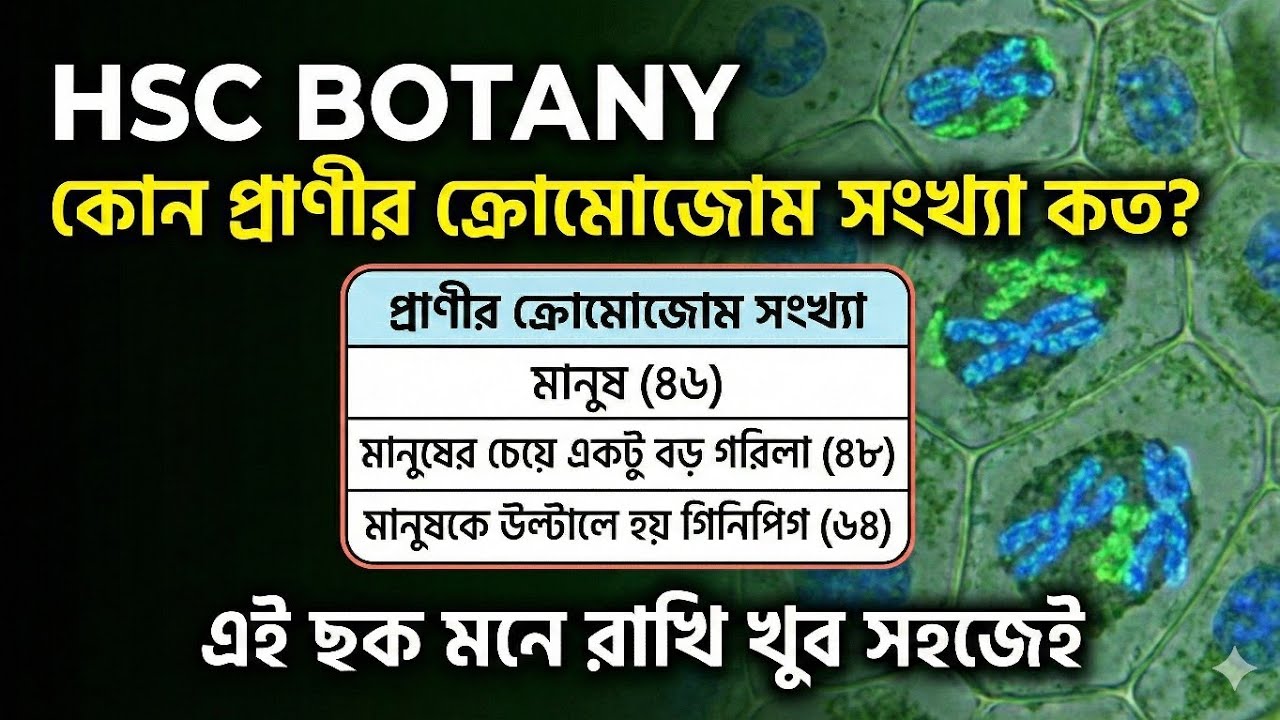 কঠিন ছক সহজেই মনে রাখি HSC Botany 1st chapter - YouTube