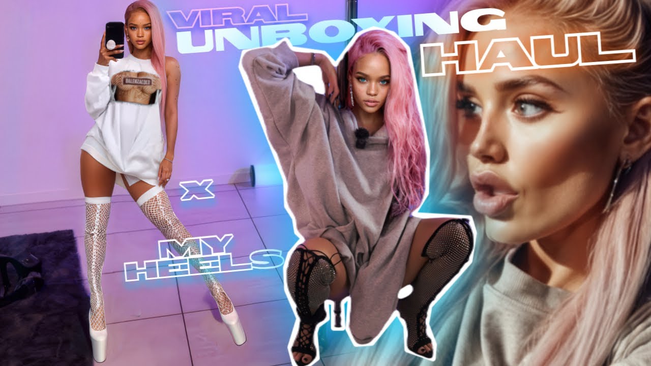 POV | Viral High-Fashion Try-On: Baggy Streetwear x Ultra-High Stiletto ...