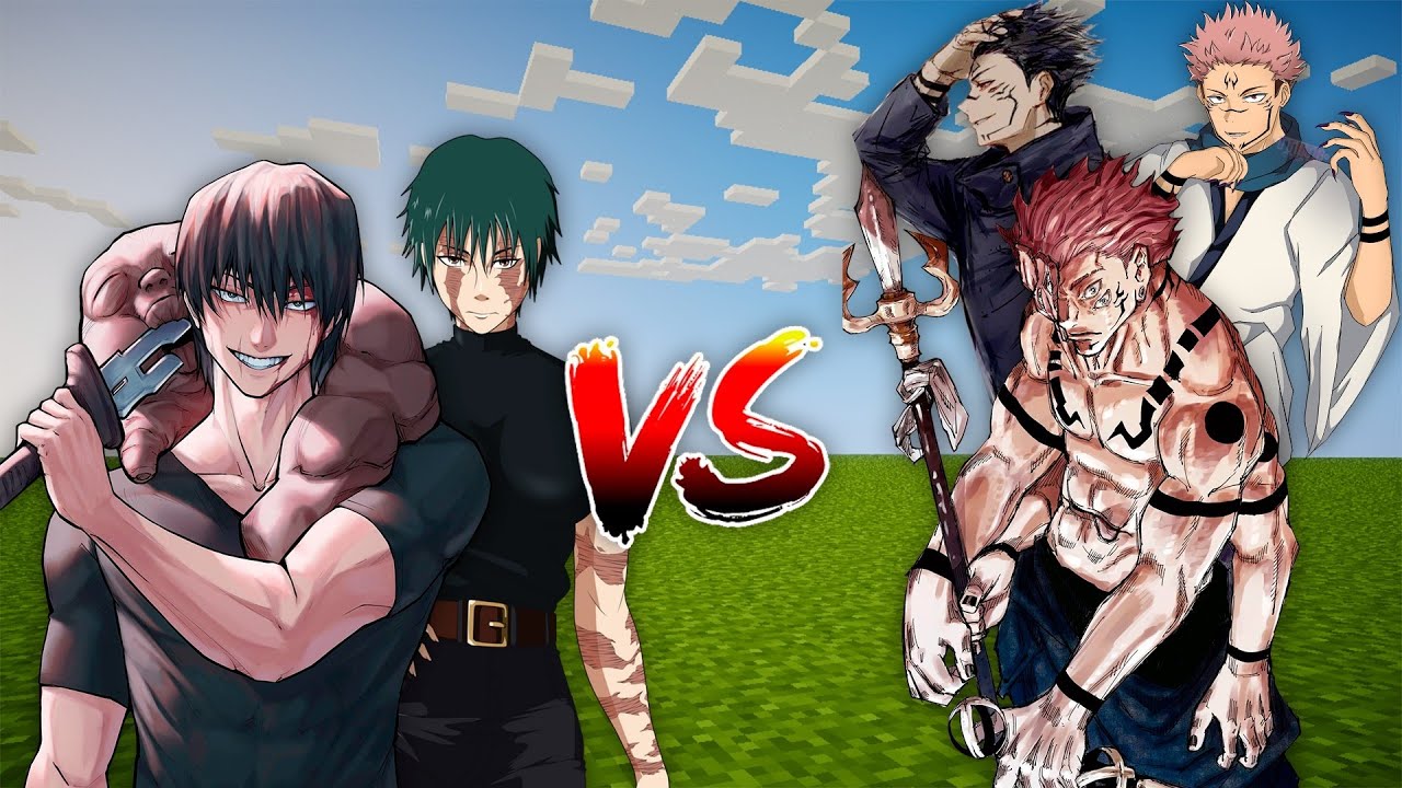 Toji Fushiguro and Maki Zenin vs All Forms of Ryomen Sukuna - YouTube