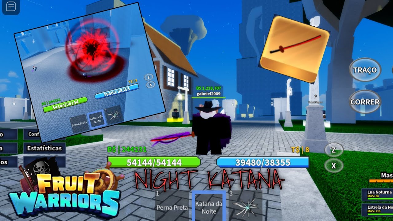 (FRUIT WARRIORS) COMO PEGAR A MELHOR KATANA GRATIS!!! *SHOWCASE* - YouTube