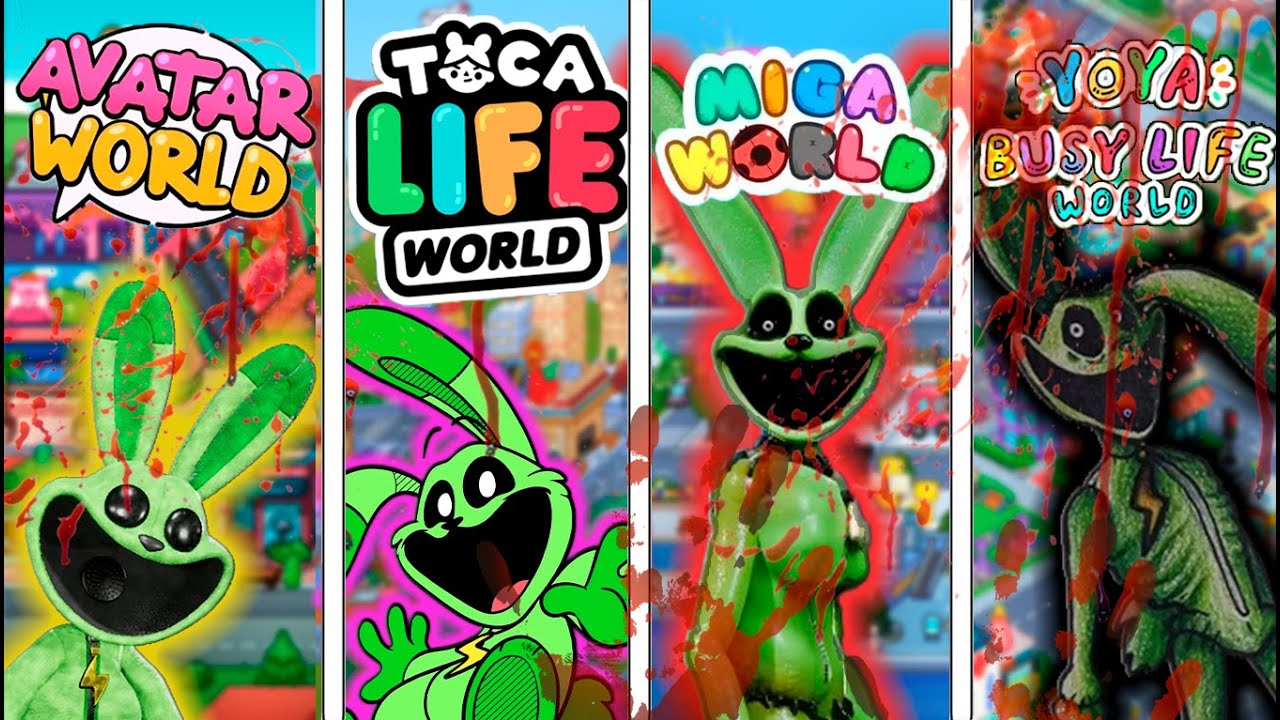HOPPY HOPSCOTCH 🐰 TOCA BOCA AVATAR WORLD 💛 MIGA WORLD💙 YOYA WORLD - YouTube