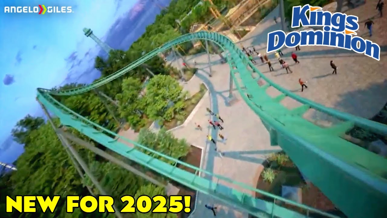 Rapterra LEAKED Animation POV NEW FOR 2025 Kings Dominion Launched Wing ...