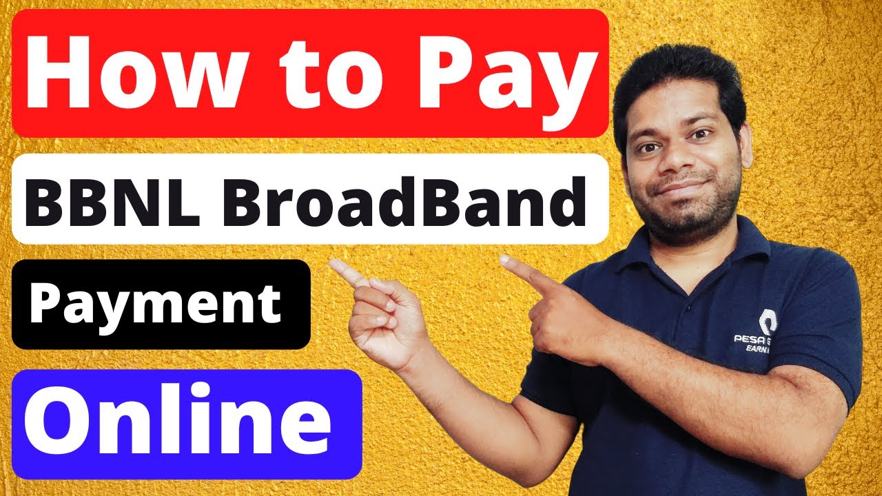 How to Pay BBNL Broadband Bill Payment Online From Home, Bangalore ...