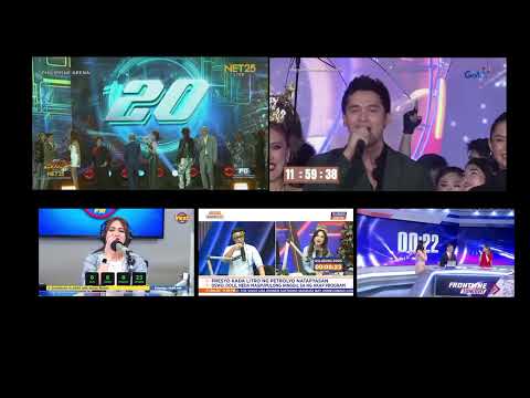 PH New Year Countdown 2025 in Digital TV and Radio on Net25, GMA7, TV5 ...