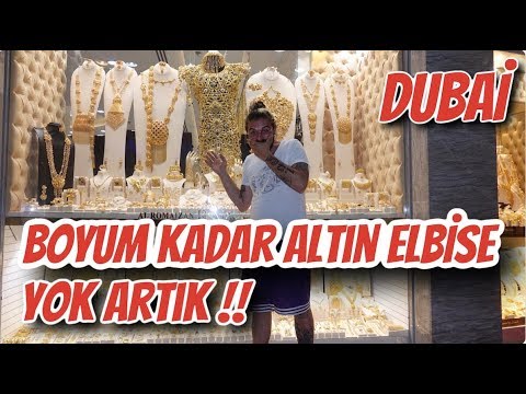 DUBAİ'DE ALTIN PAZARI ! / Dünyanın en Büyük Altın Tacı !