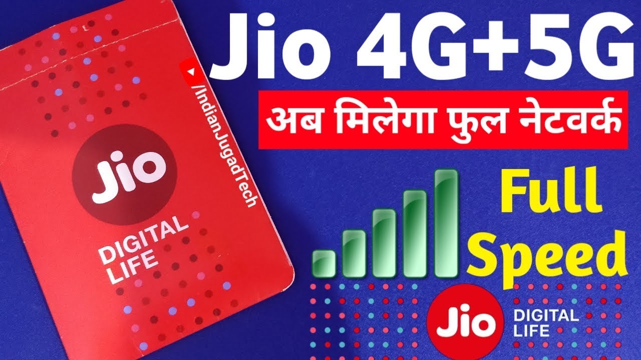 Jio 5G & Jio 4G Network improve, Now get full 4G+ Speed in Jio 4G ...