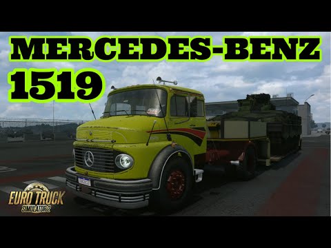OLD SCHOOL TRUCK / MERCEDES-BENZ 1519 / ETS2 MOD / RACODI MAP IBERIA ...