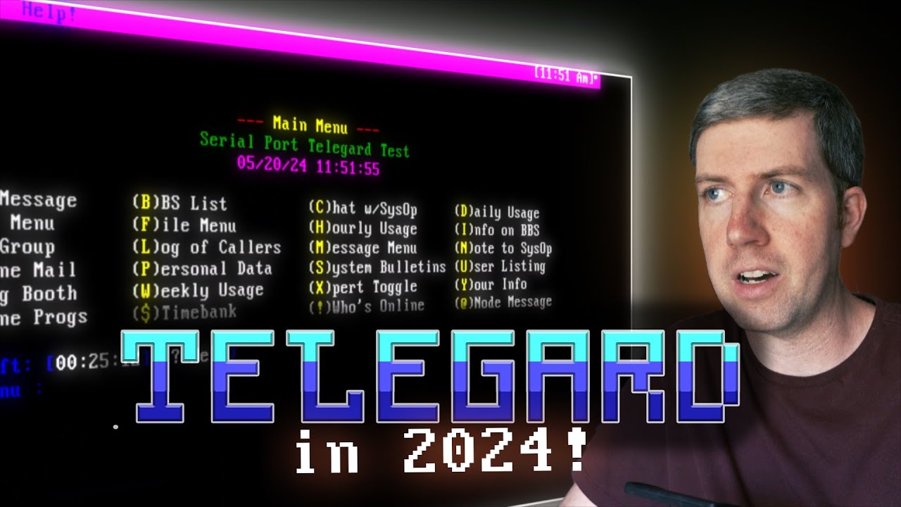 Setting up Telegard BBS... in 2024! - YouTube