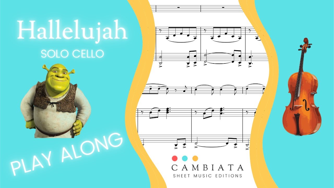 Hallelujah - Solo cello (Play Along) - YouTube