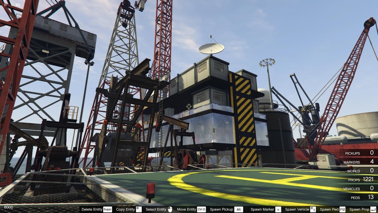 GTA V mod - Oil platform - Underwater exploitation - YouTube