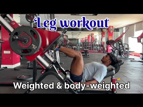 Complete leg workout l Gym & home leg workout l Build muscles 💪 - YouTube