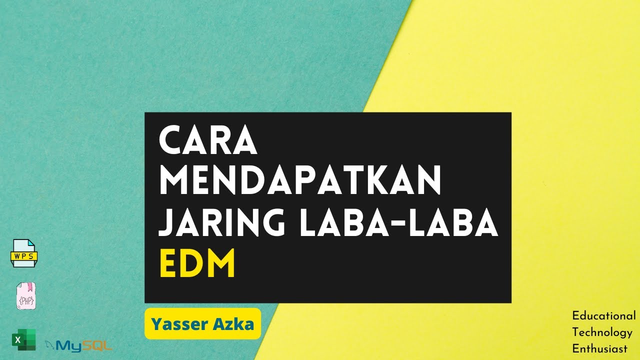 Cara Mendapatkan Grafik Jaring Laba-Laba (Radar Chart) EDM - YouTube