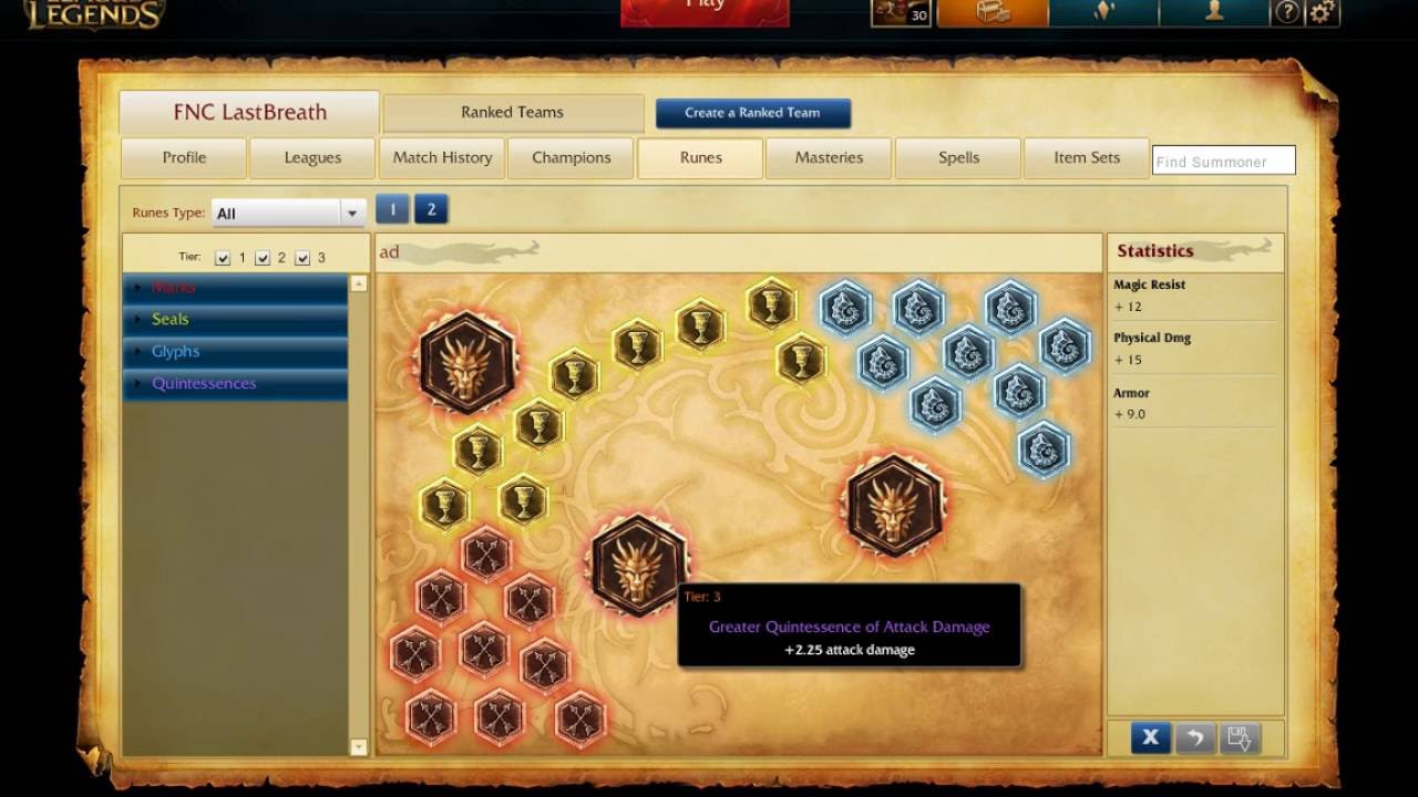 Good AD and AP runes for League Of Legends (LOL) - YouTube