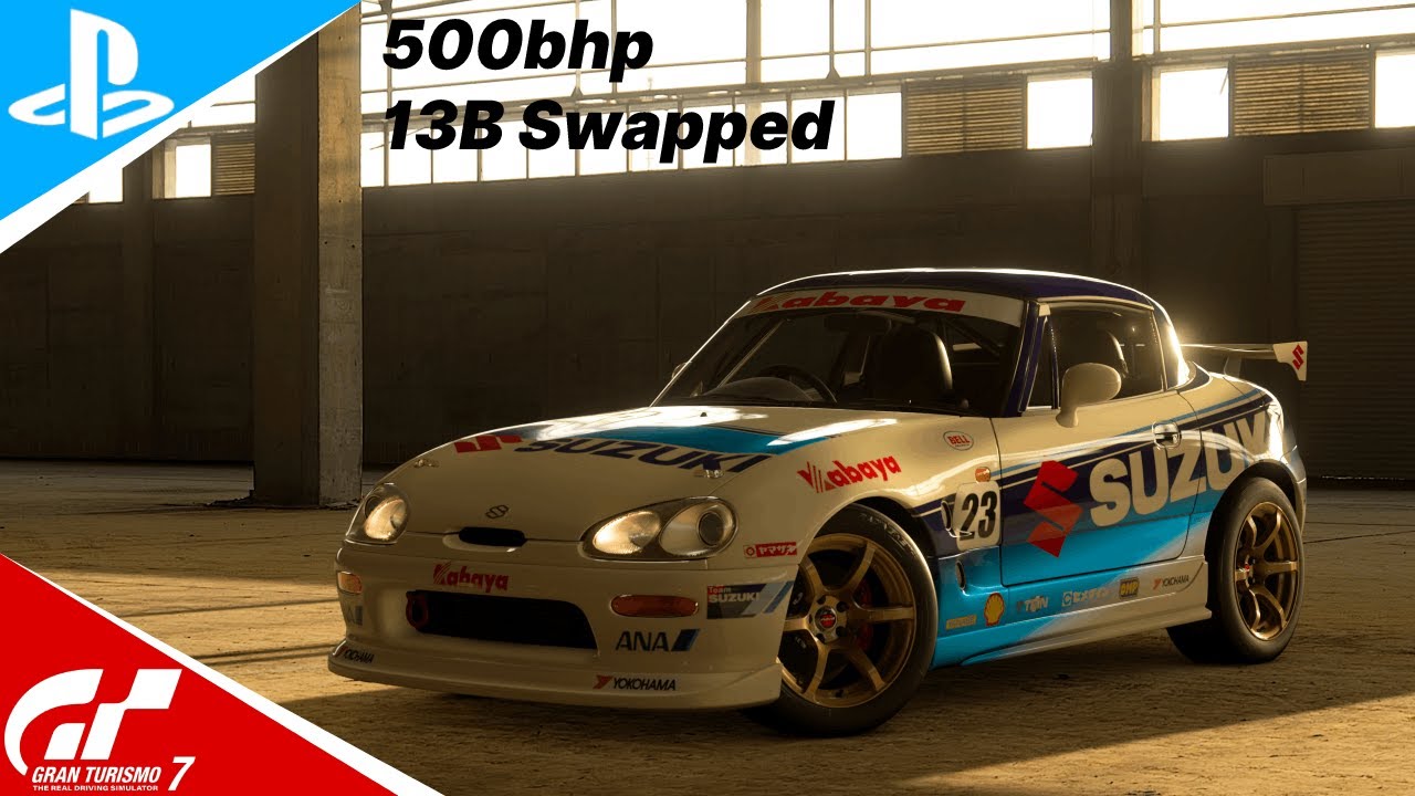 500hp 13B (2 Rotor) Swapped Suzuki Cappuccino | Gran Turismo 7 Engine ...