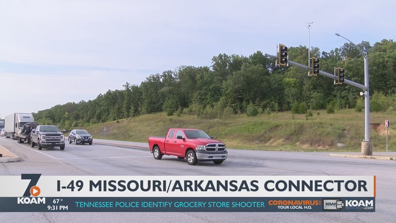 The I-49 connector between Missouri and Arkansas is almost complete ...