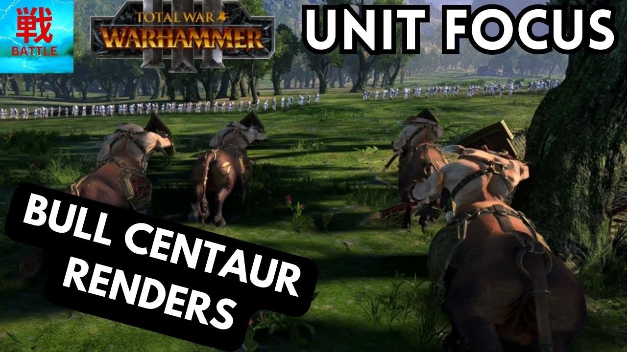Bull Centaur Renders - Unit Focus - YouTube