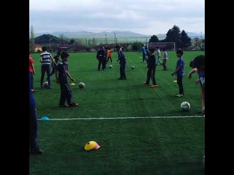 Çerkeş Belediye Spor u10 - u11 pas çalışması