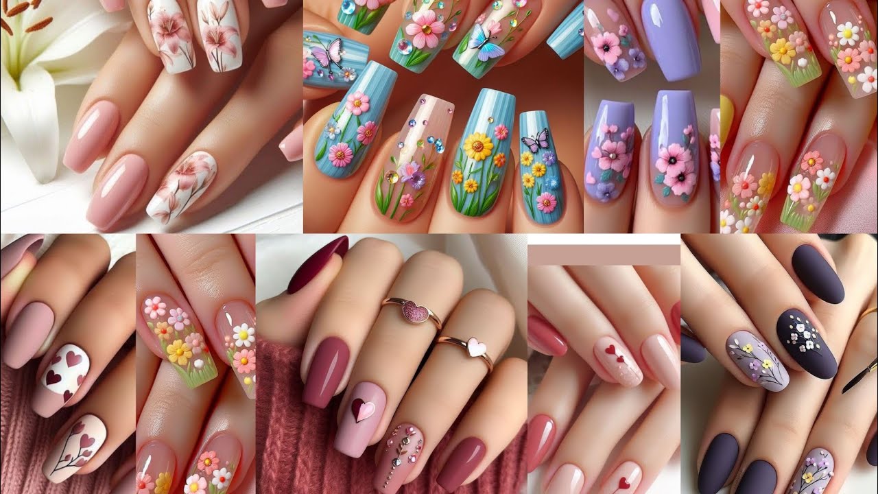 100+ Nail Art Ideas to turn your nails into tiny little Artworks - YouTube
