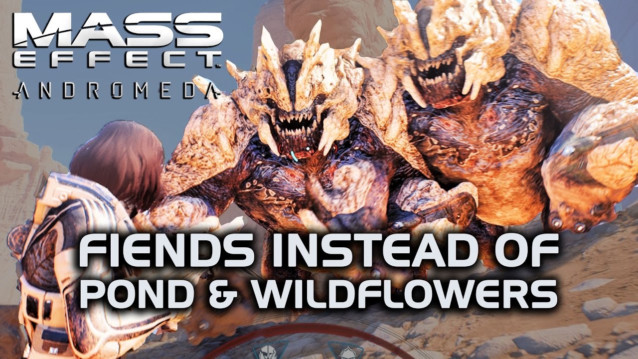 Mass Effect Andromeda - Fiends Instead of a Pond & Wildflowers? Oops ...