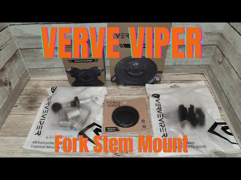 Verve Viper Fork Stem Phone Mount Review featuring a Vibration Dampener ...