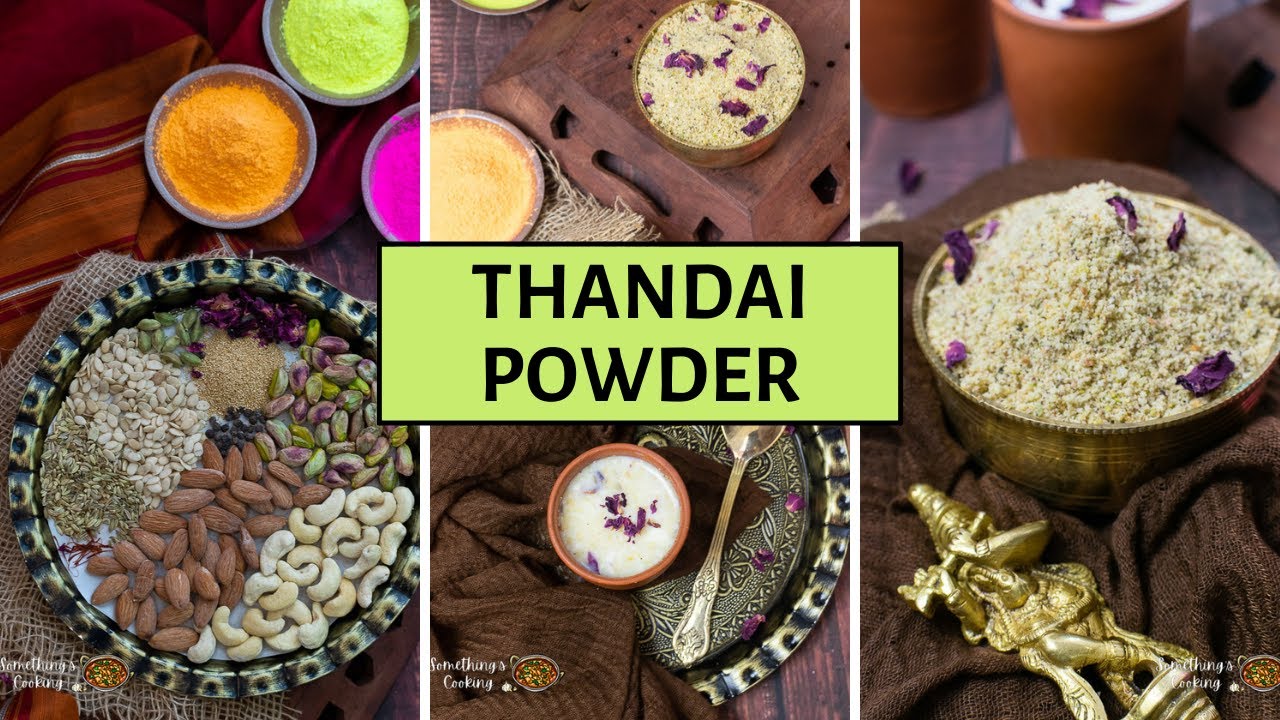 Thandai Powder | How to Make Thandai Masala Powder at Home for Holi ...