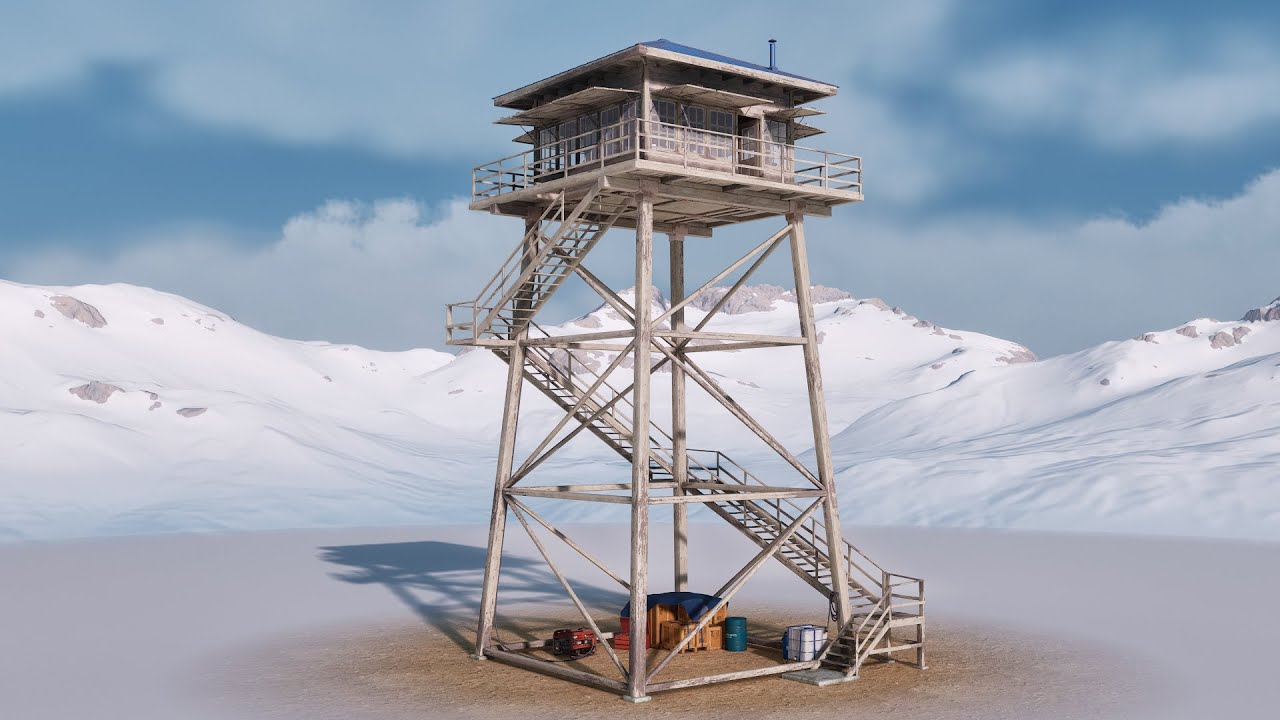 Lookout Tower Props - YouTube