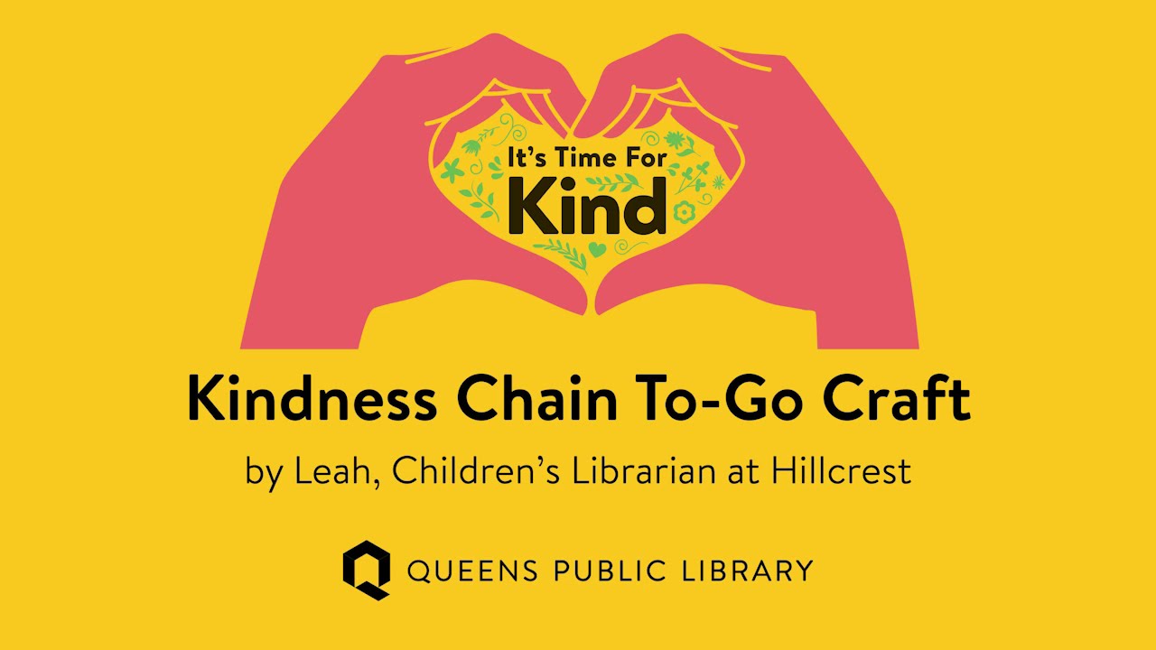Kindness Chain To-Go Craft - YouTube