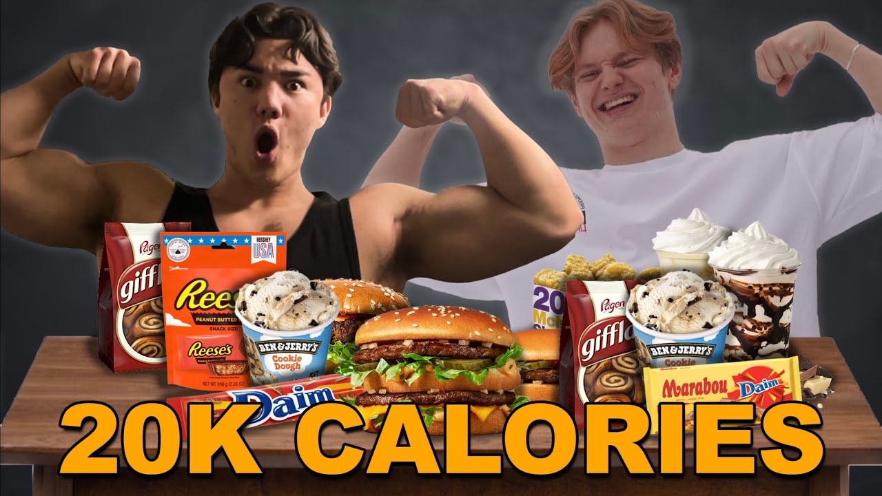 20,000 CALORIE CHALLENGE - YouTube