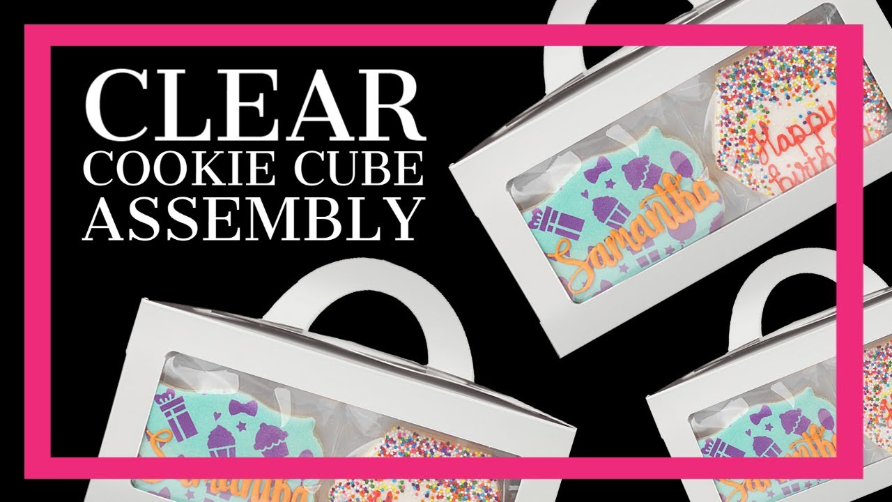 Clear Cookie Cube Assembly - Our Revolutionary Cookie Box! - YouTube