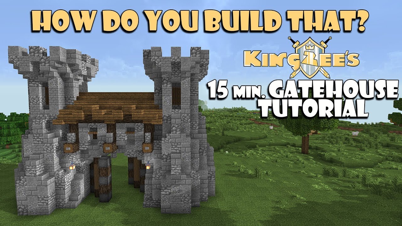 How To Build A Gatehouse | 15 min. Gatehouse Tutorial - YouTube
