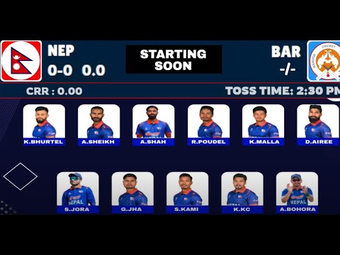 NEPAL VS BARODA TRIANGULAR T20 SERIES 2024 LIVE - YouTube
