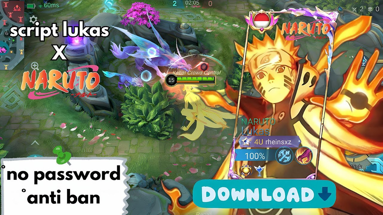 Script skin lukas x naruto terbaru!! - YouTube