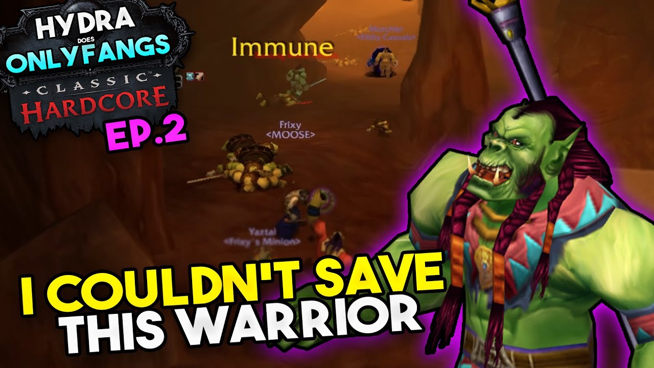This Warrior Died While OnlyFangs Levelling - YouTube