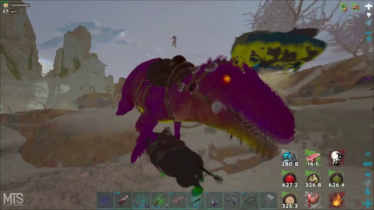 ARK MTS: Triple Waterfall Raid + Extinction PVP + Base Defense - YouTube