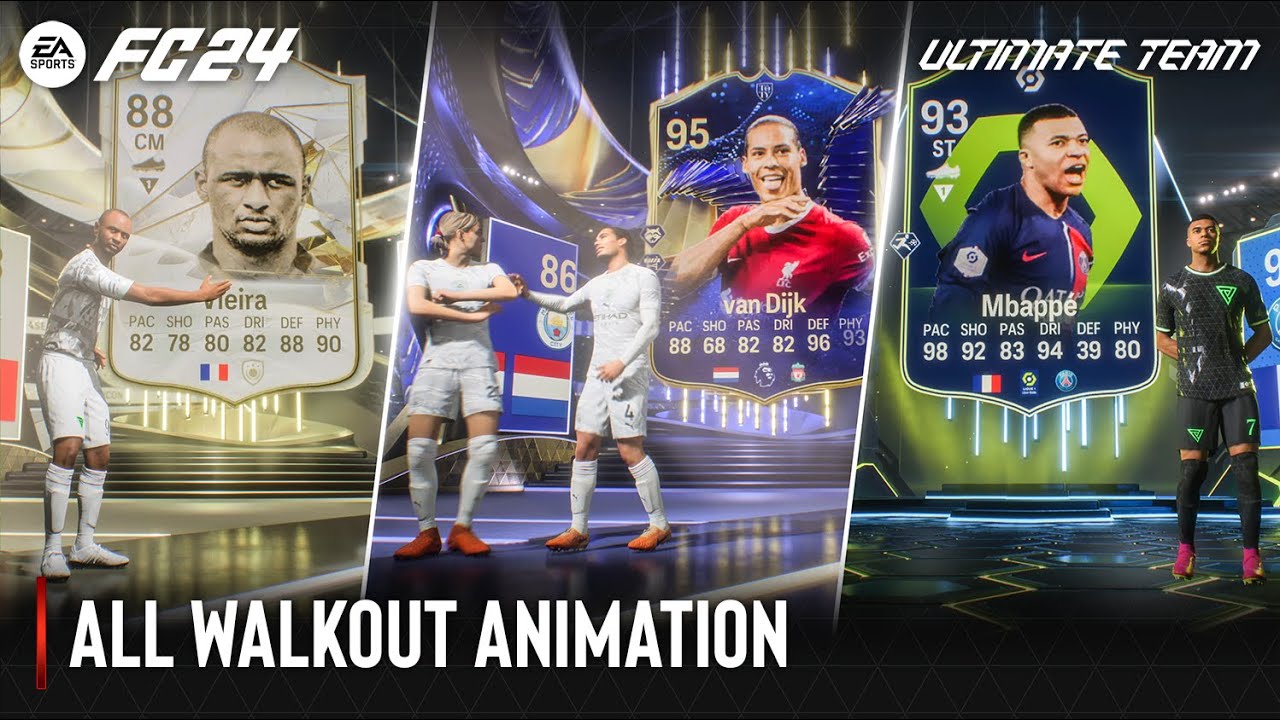 EA Sports FC 24 | All Walkout Animation - YouTube